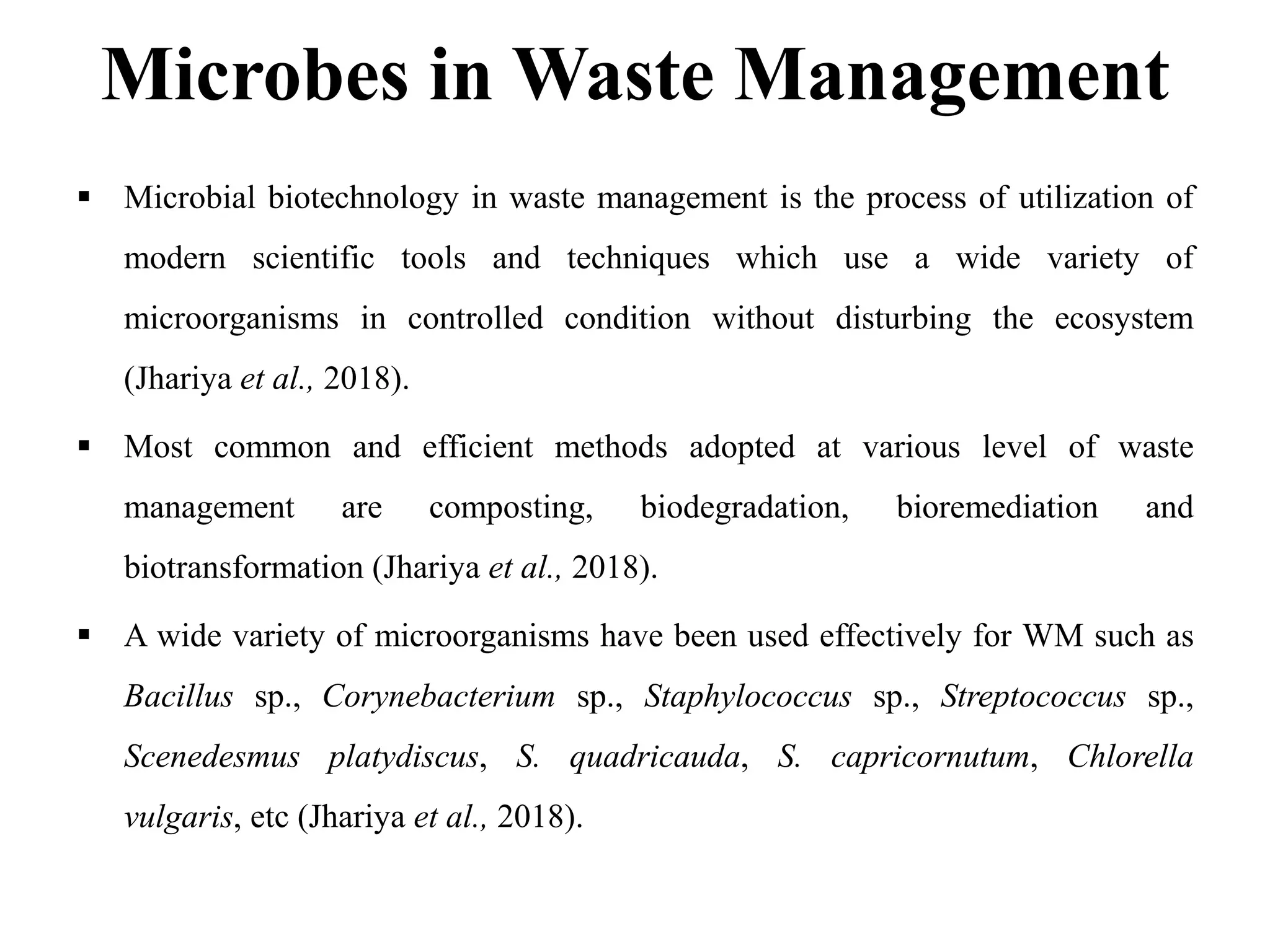 ROLES OF MICROBIOLOGY IN WASTE RECYCLING BY TEMIDAYO FAROUK OLAPADE | PPTX