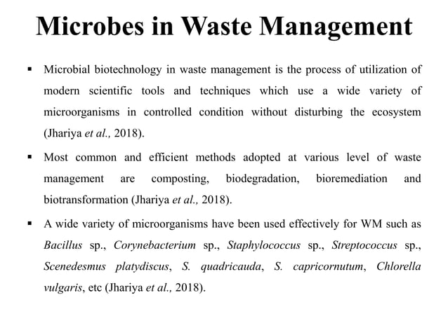 ROLES OF MICROBIOLOGY IN WASTE RECYCLING BY TEMIDAYO FAROUK OLAPADE ...