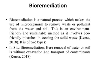 ROLES OF MICROBIOLOGY IN WASTE RECYCLING BY TEMIDAYO FAROUK OLAPADE | PPTX