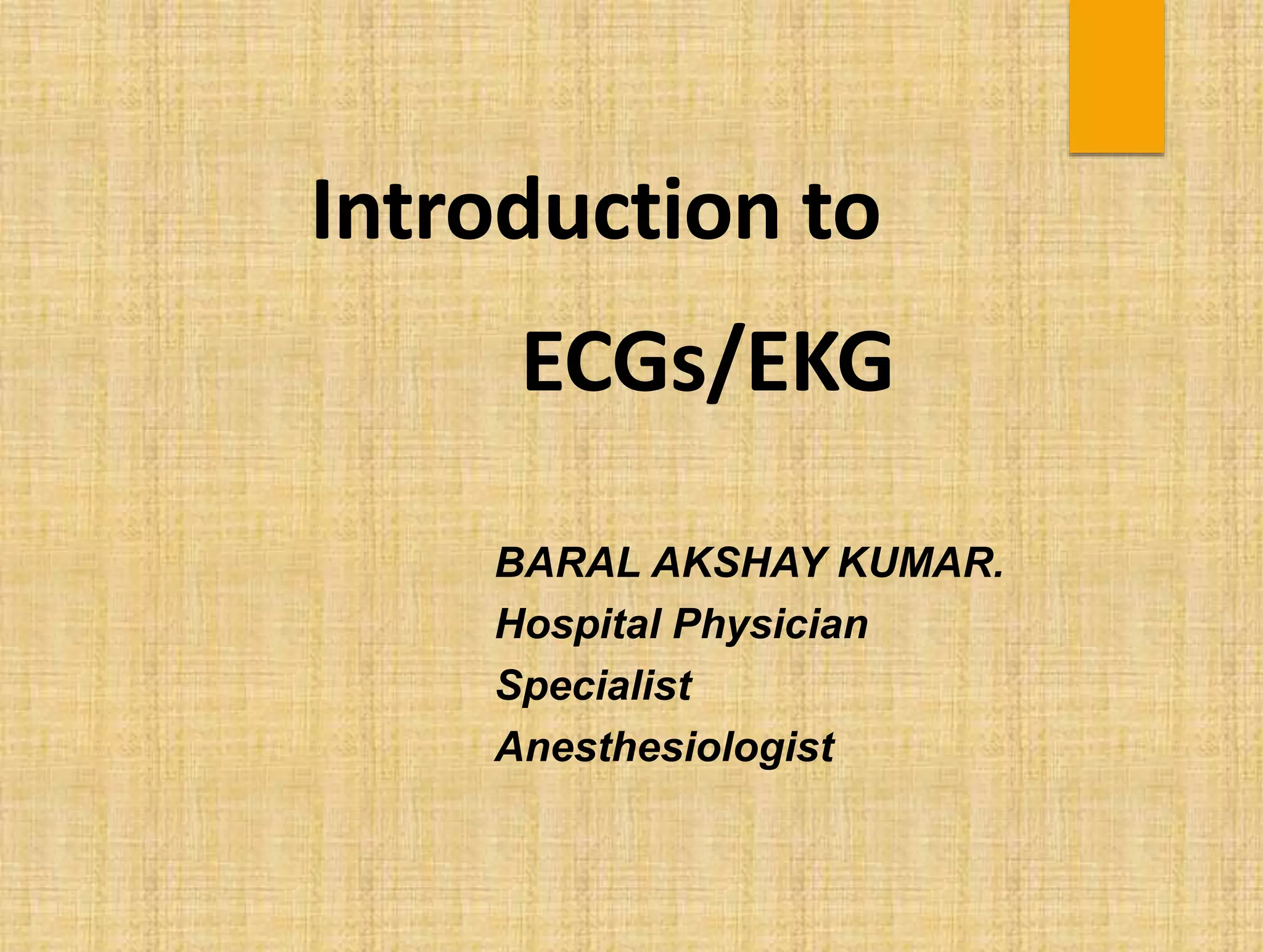 Baral ecg ppt-ecg | PPTX | Heart and Cardiovascular Diseases | Diseases and Conditions
