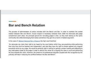 Bar and bench | PPTX