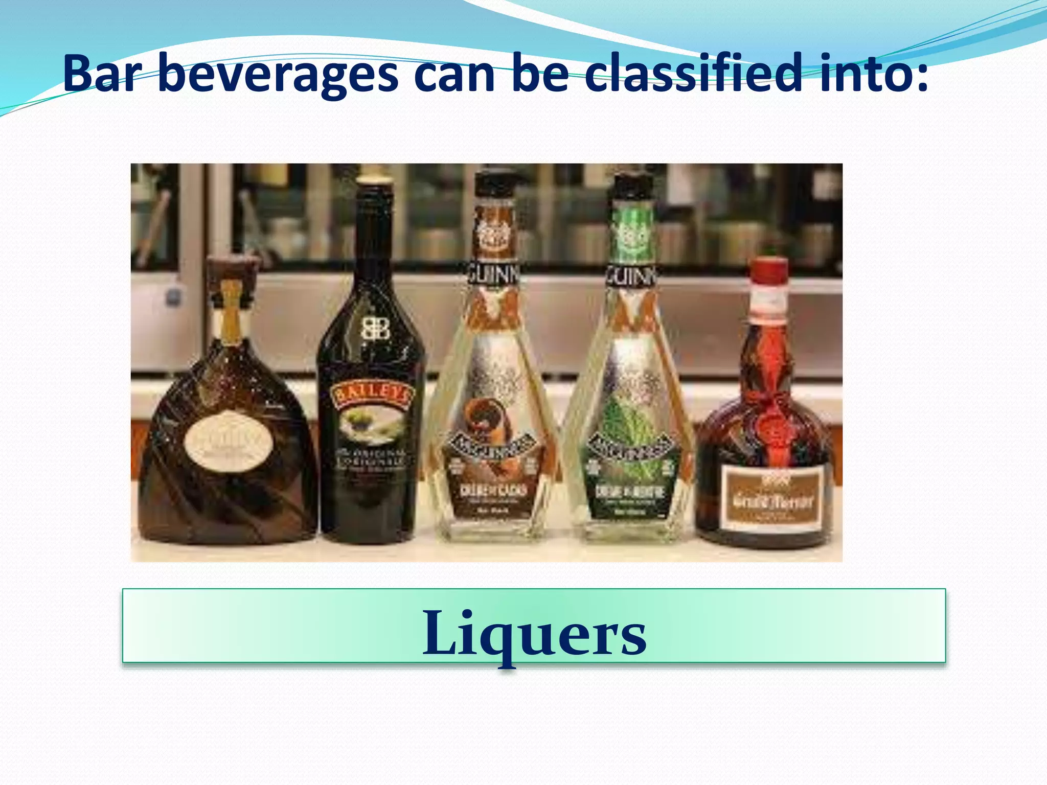 Bar and beverages | PPTX