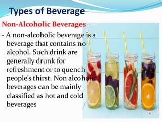 Bar and beverages | PPTX
