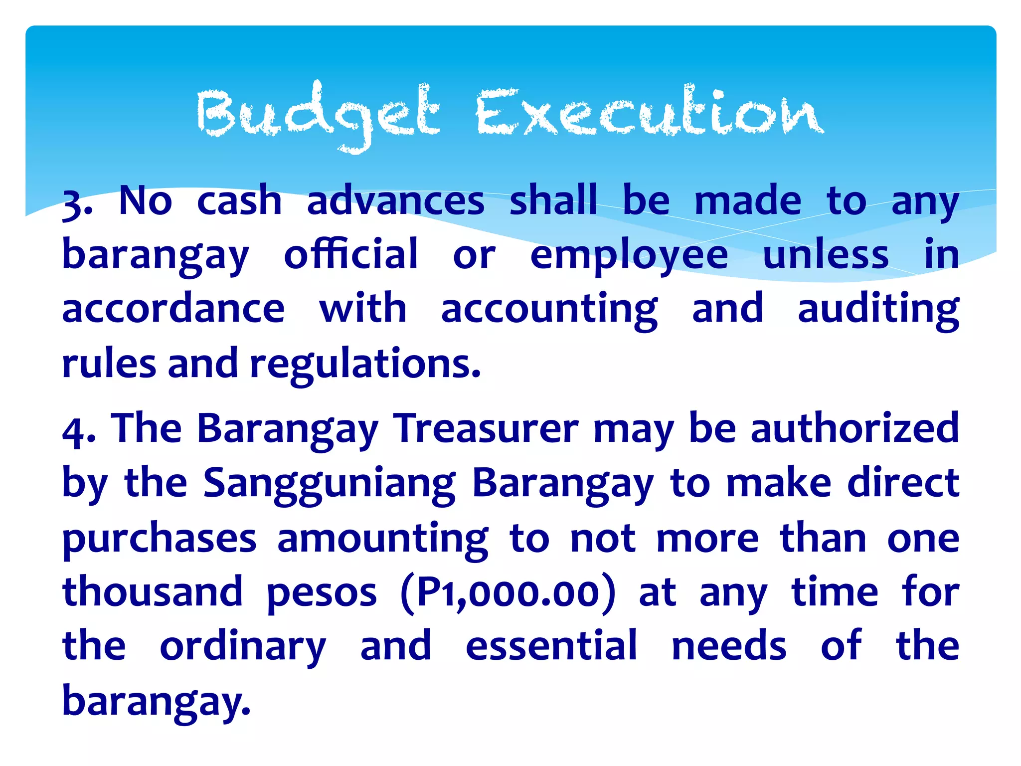 Barangay budgetary process | PDF | Business Accounting & Finance | Business