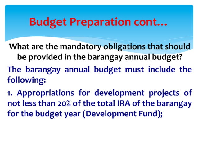 Barangay budgetary process | PDF | Business Accounting & Finance | Business