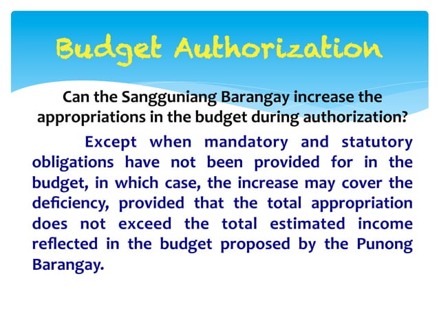 Barangay budgetary process | PDF | Business Accounting & Finance | Business