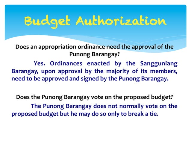 Barangay budgetary process | PDF | Business Accounting & Finance | Business