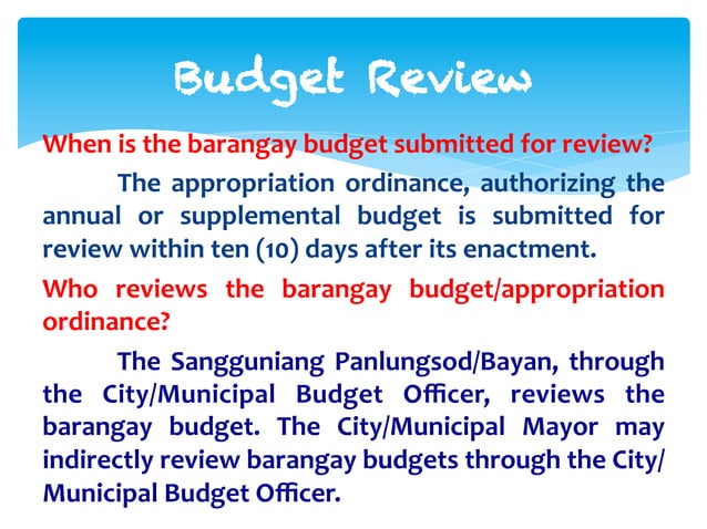 Barangay budgetary process | PDF | Business Accounting & Finance | Business