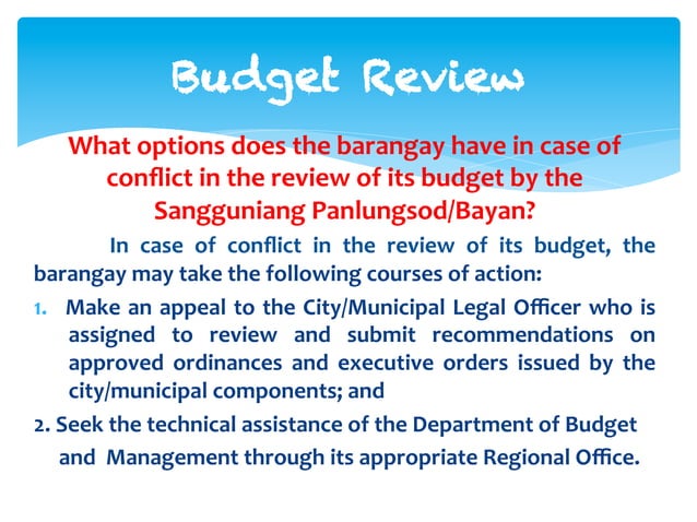 Barangay budgetary process | PDF | Business Accounting & Finance | Business