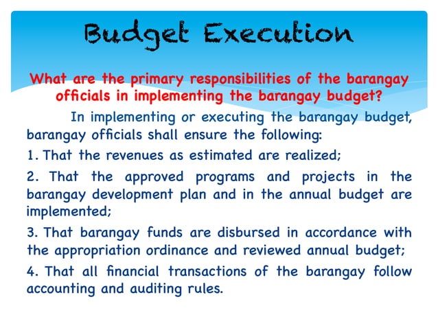 Barangay budgetary process | PDF | Business Accounting & Finance | Business