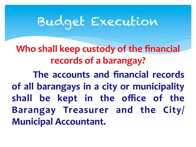Barangay budgetary process | PDF | Business Accounting & Finance | Business