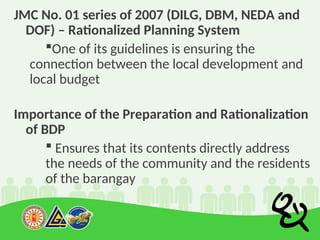 Philippine Barangay Development Planning.ppt