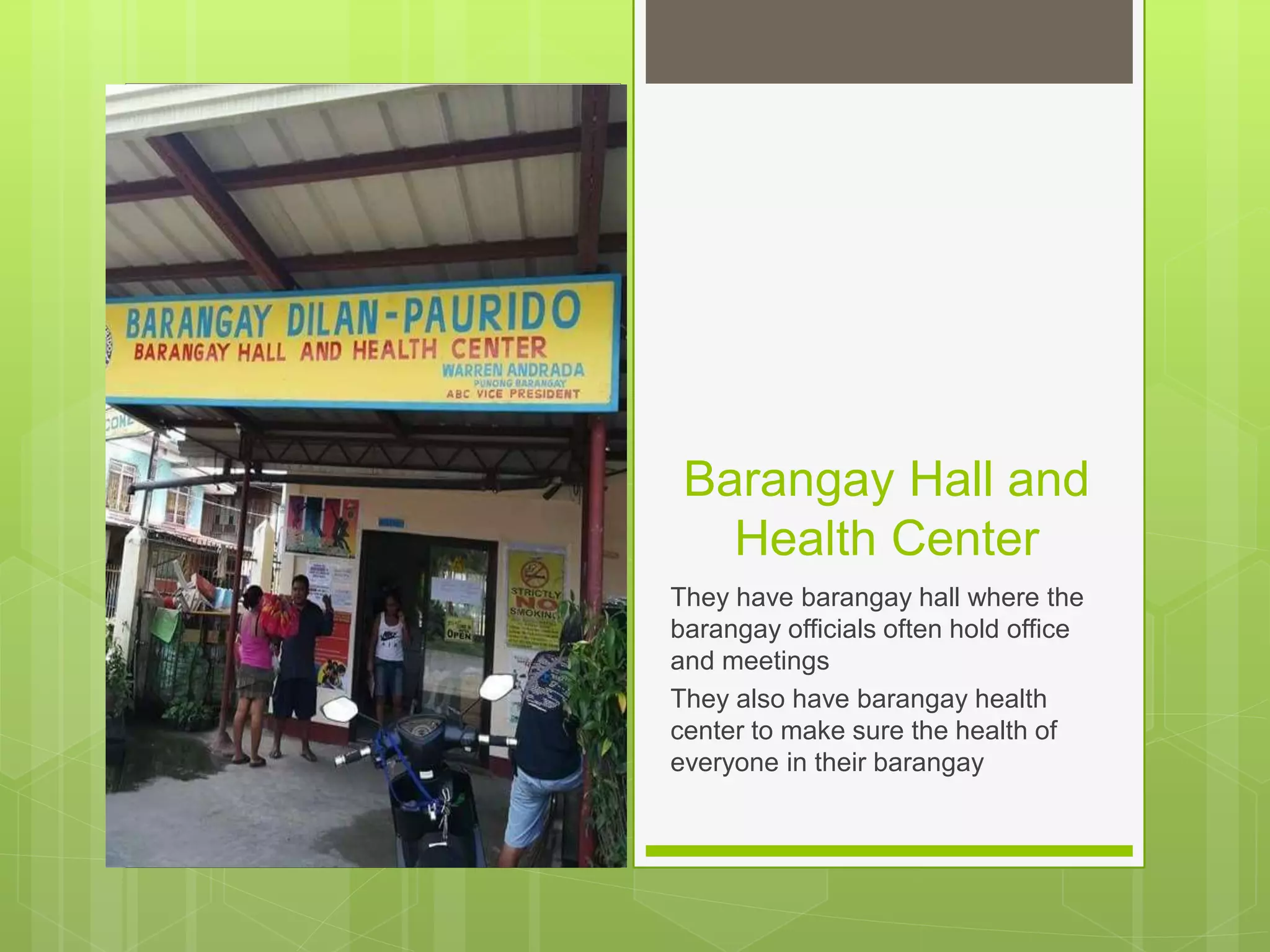 Barangay dilan paurido | PPT