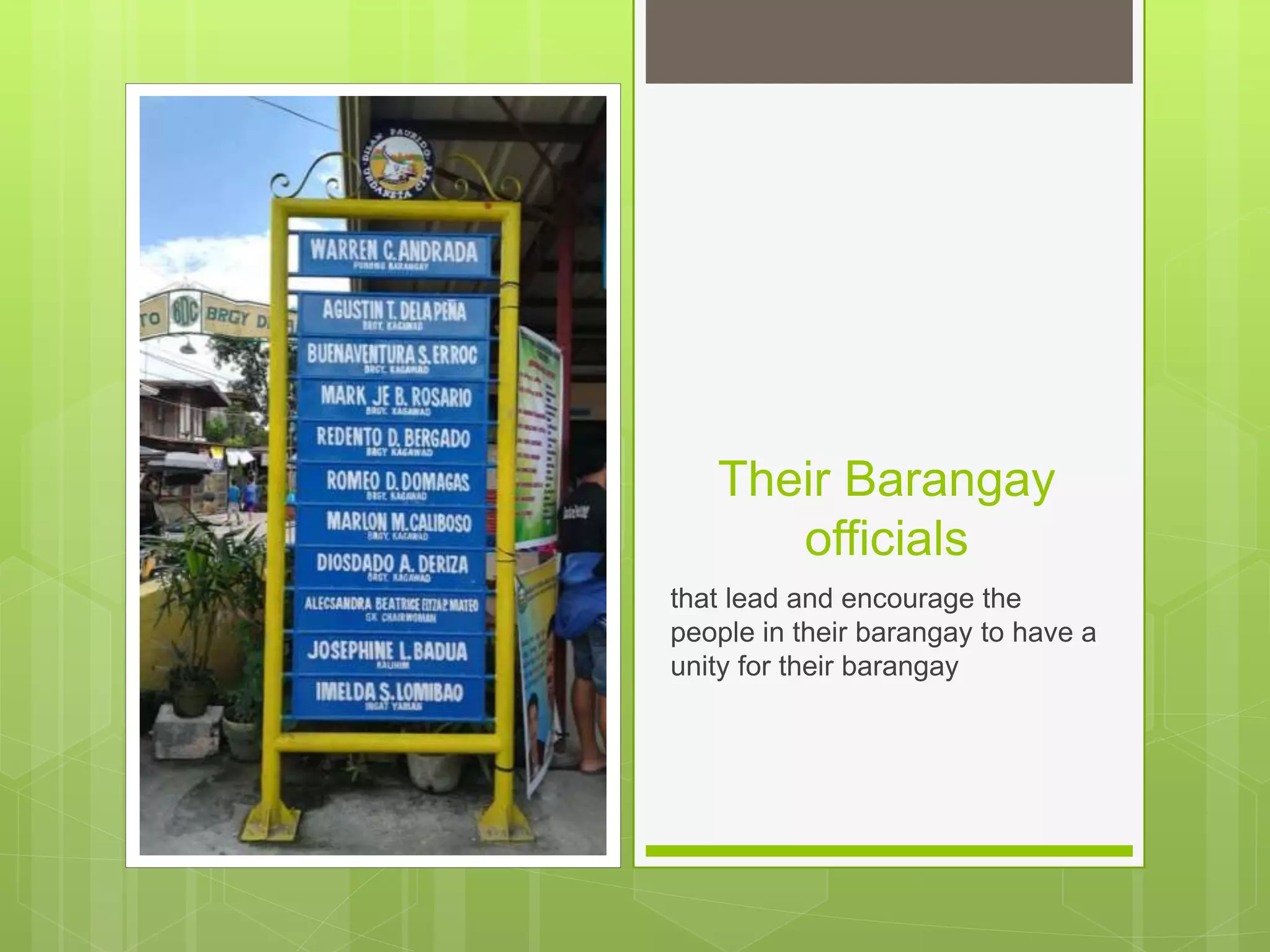 Barangay dilan paurido | PPT