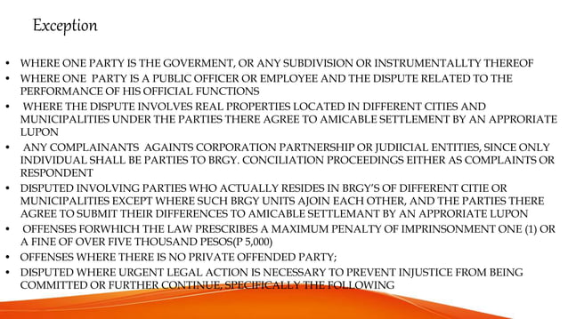 Barangay Justice System.pptx | Law