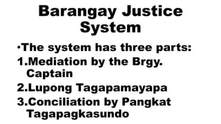 BARANGAY JUSTICE SYSTEM.pptxbbbbbbbbbbbbbbbbbbbbbbbbbbbb | PPTX