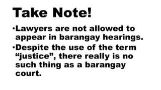 BARANGAY JUSTICE SYSTEM.pptxbbbbbbbbbbbbbbbbbbbbbbbbbbbb | PPTX