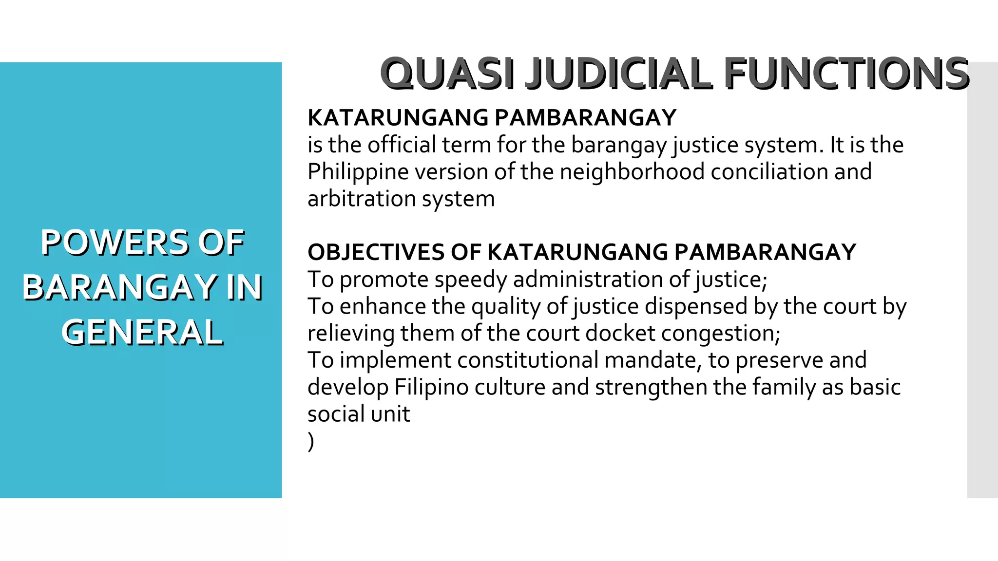 Barangay Local Government Unit | PPT