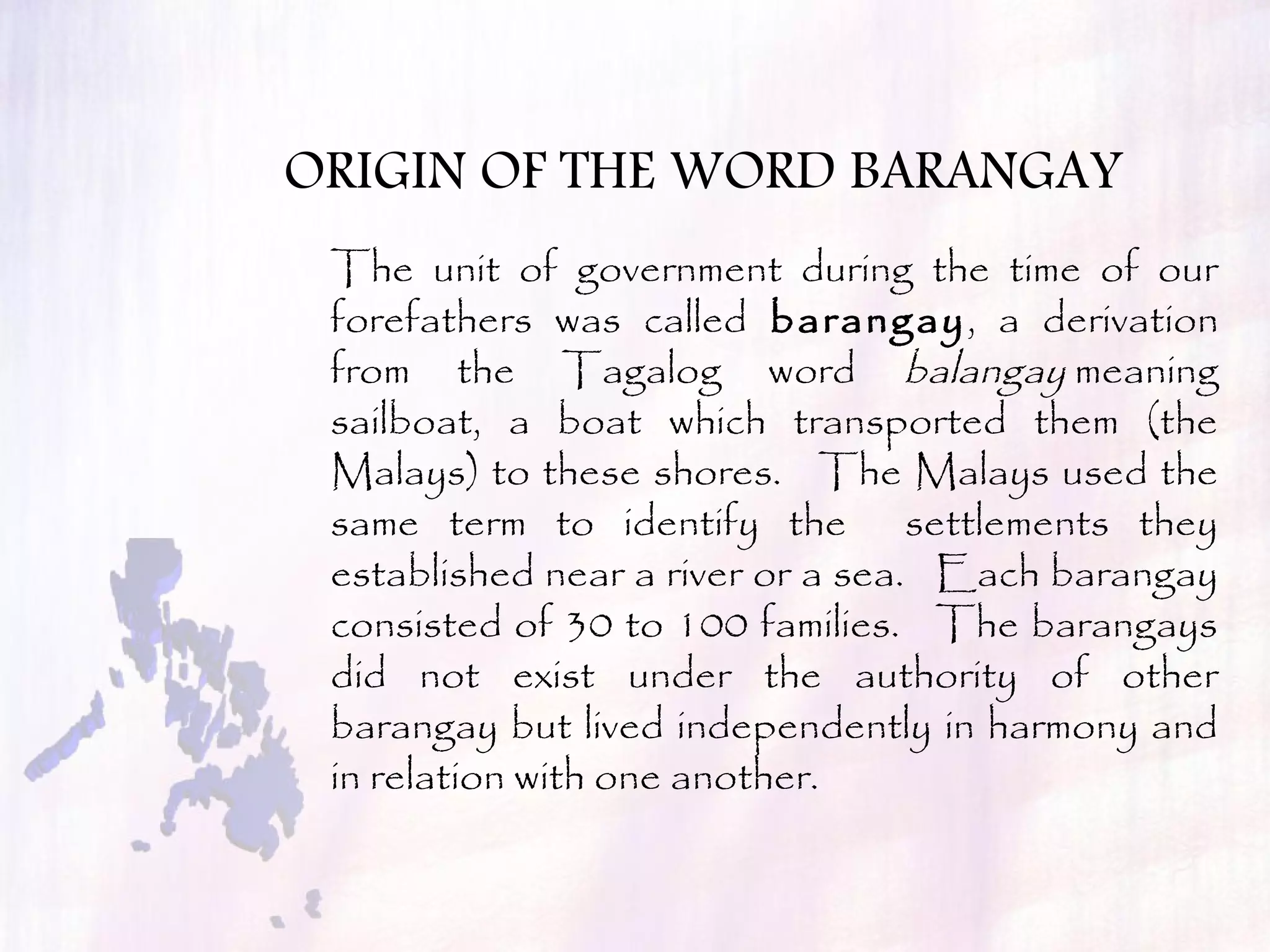 Barangay participation | PPT