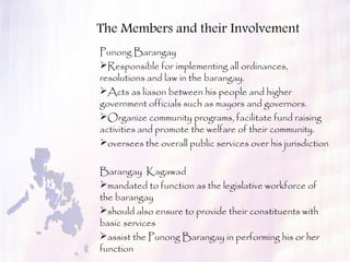 Barangay participation | PPT