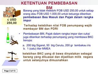 Barang penumpang KPBC | PPT