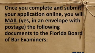 Bar Application Seminar Fall 2022 - Copy.pptx