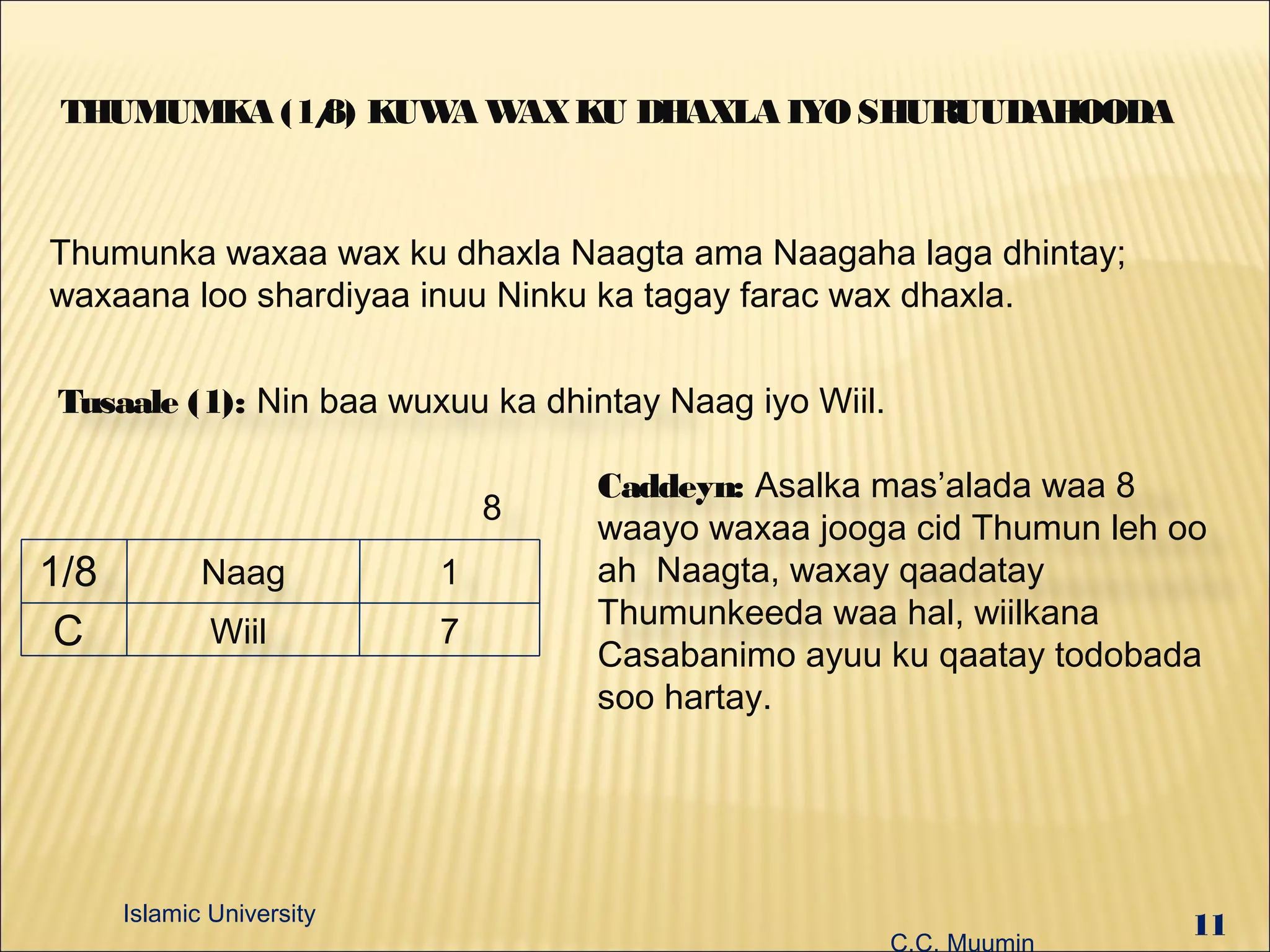 Barashada cilmiga dhaxalka casharka 3aad | PPT