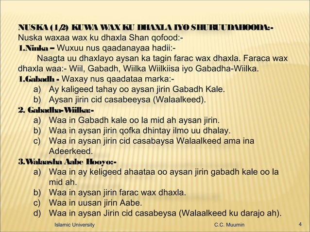 Barashada cilmiga dhaxalka casharka 3aad | PPT