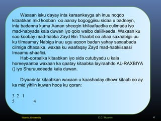 Barashada cimiga dhaxalka casharka 1aad | PPT