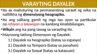 BARAYTI-NG-WIKA.pptx (para sa ikalawang taon ng kolehiyo) | PPT
