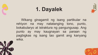 FIL 111 Komunikasyon sa Akademikong Filipino.Barayti ng wika.pptx