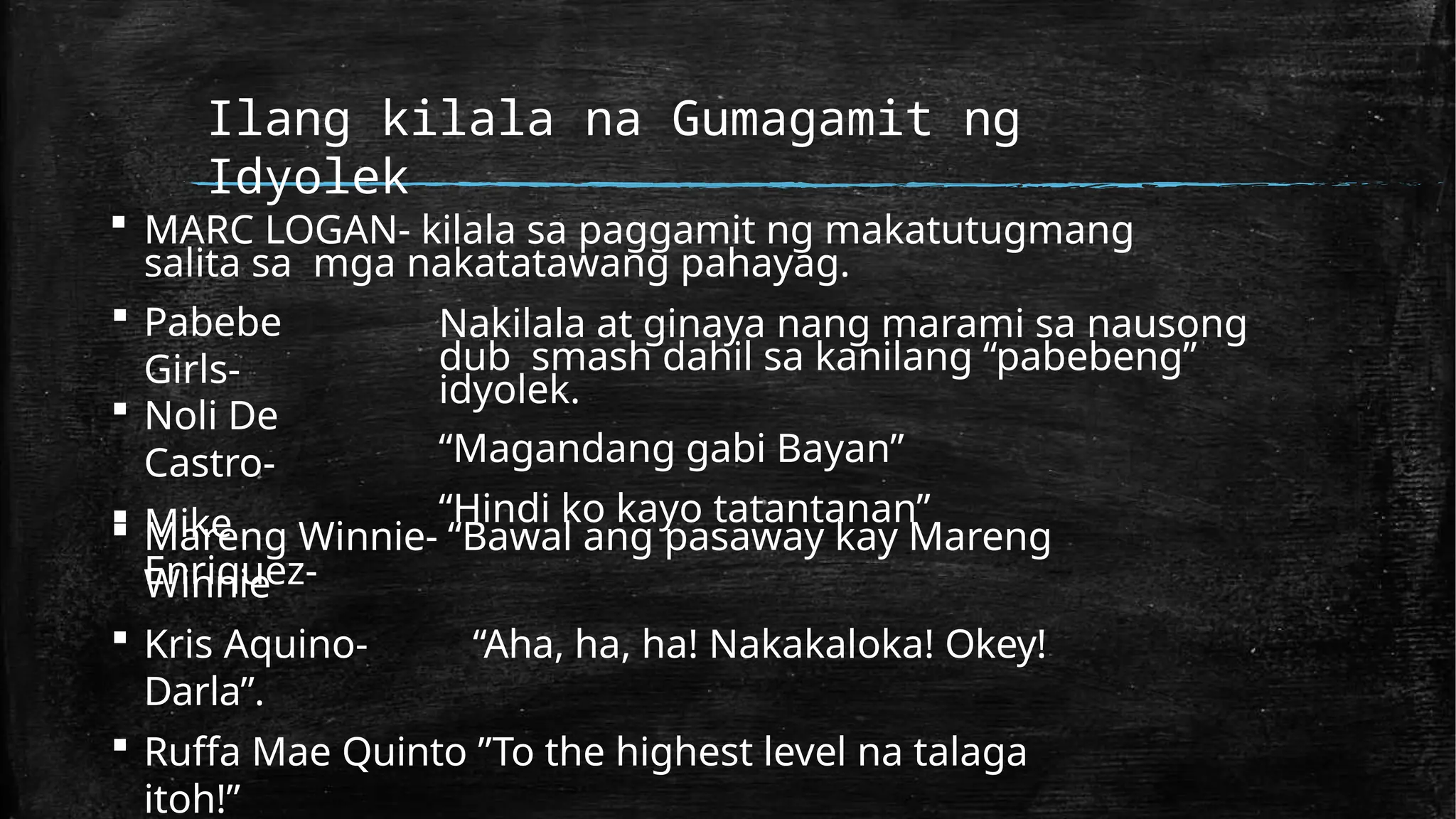 Barayti ng Wika sa Pilipinas (Gay Linggo, etc) | PPTX
