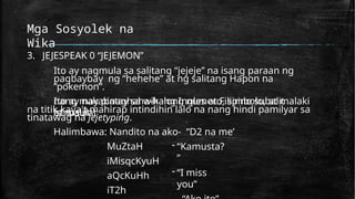 Barayti ng Wika sa Pilipinas (Gay Linggo, etc) | PPTX
