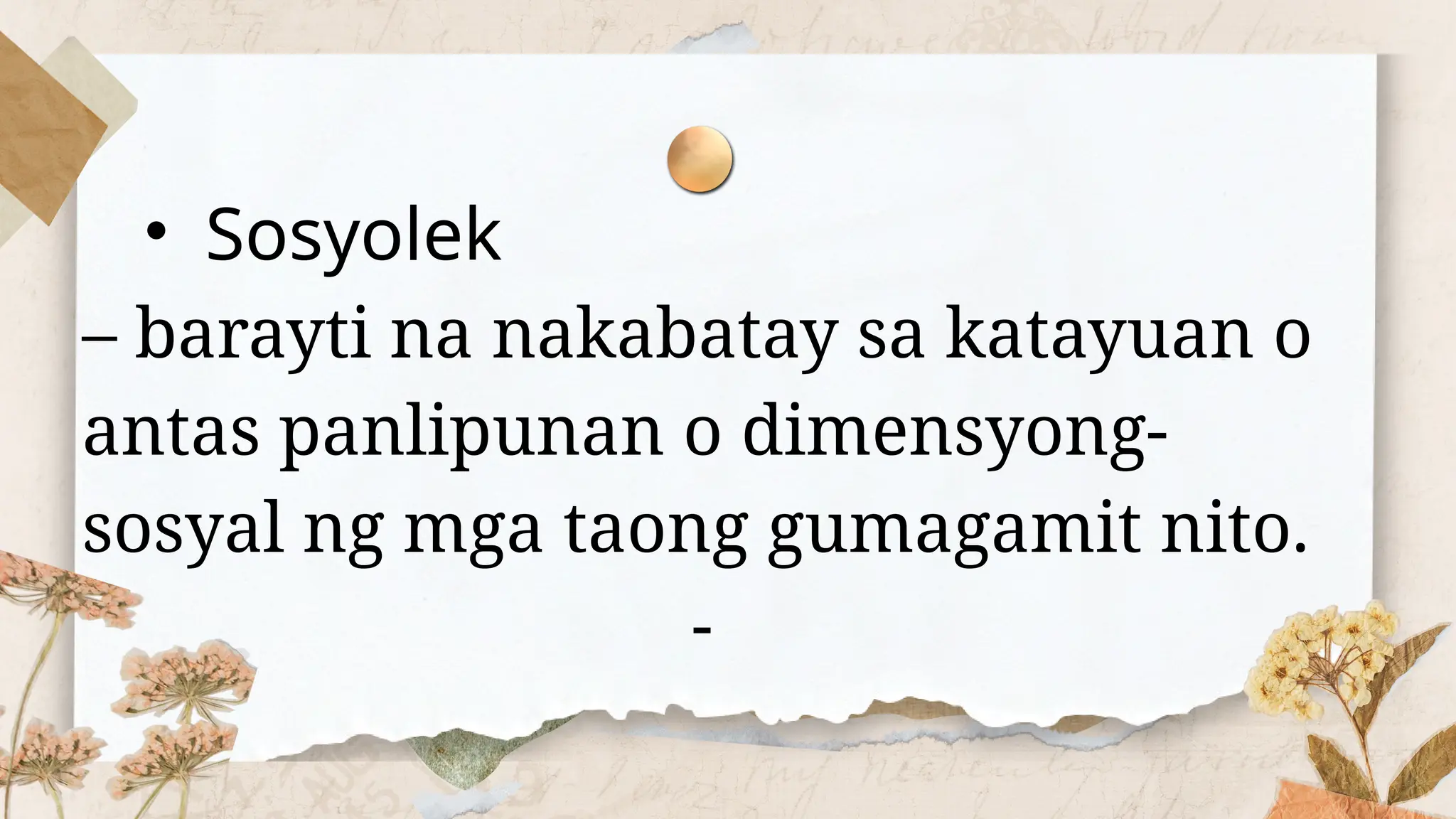 Ibat ibang Barayti ng Wika at mga Gamit Nito | PPTX