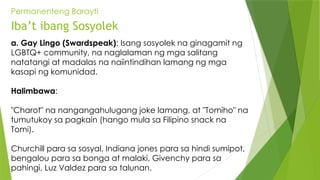 Barayti ng Wika. pananaliksisk sa pagsususri | PPTX