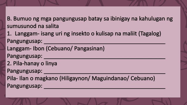 Barayti ng wika, gr. 7 filipino | PPTX