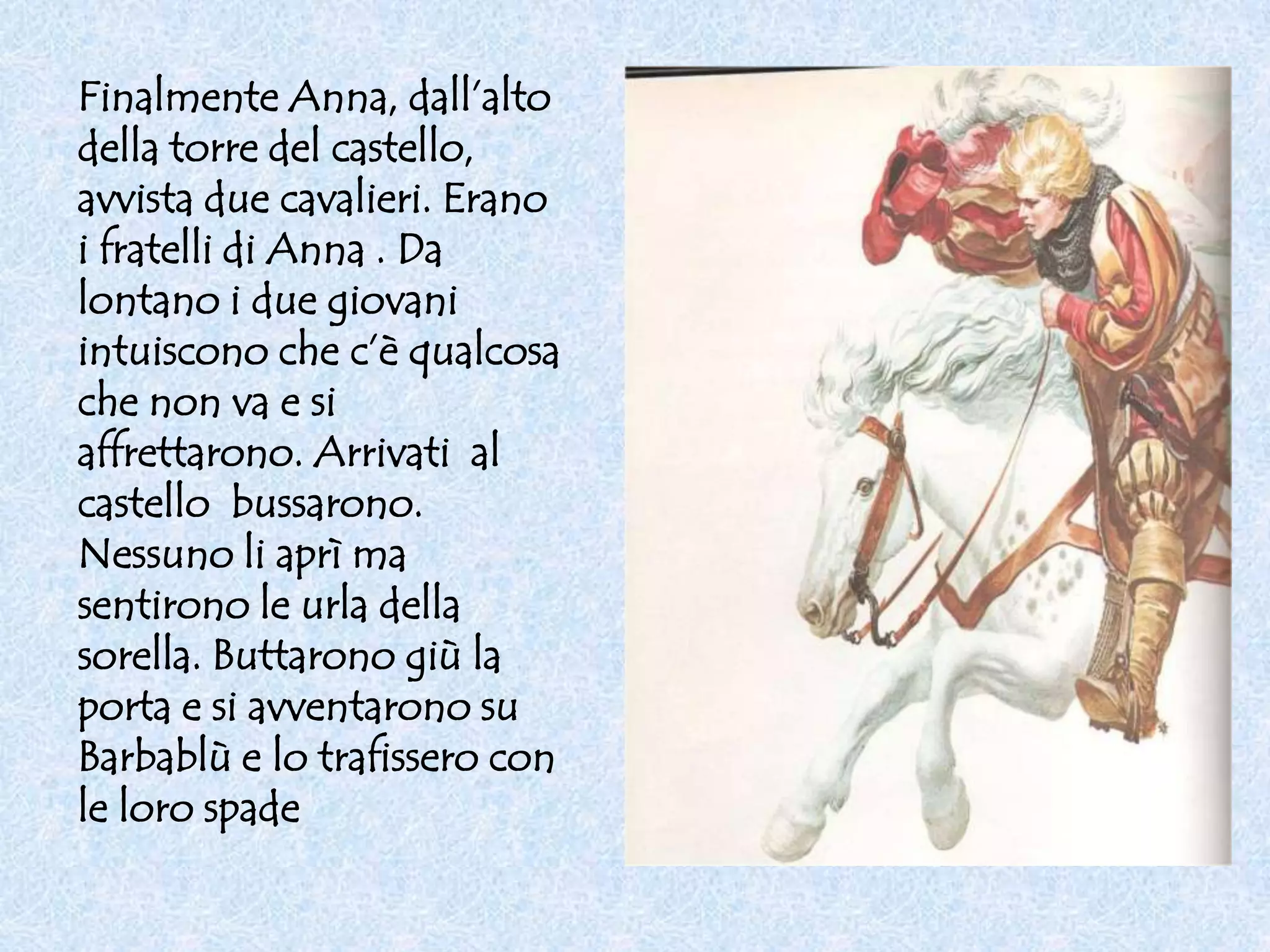 Barbablù la fiaba in power point | PPTX