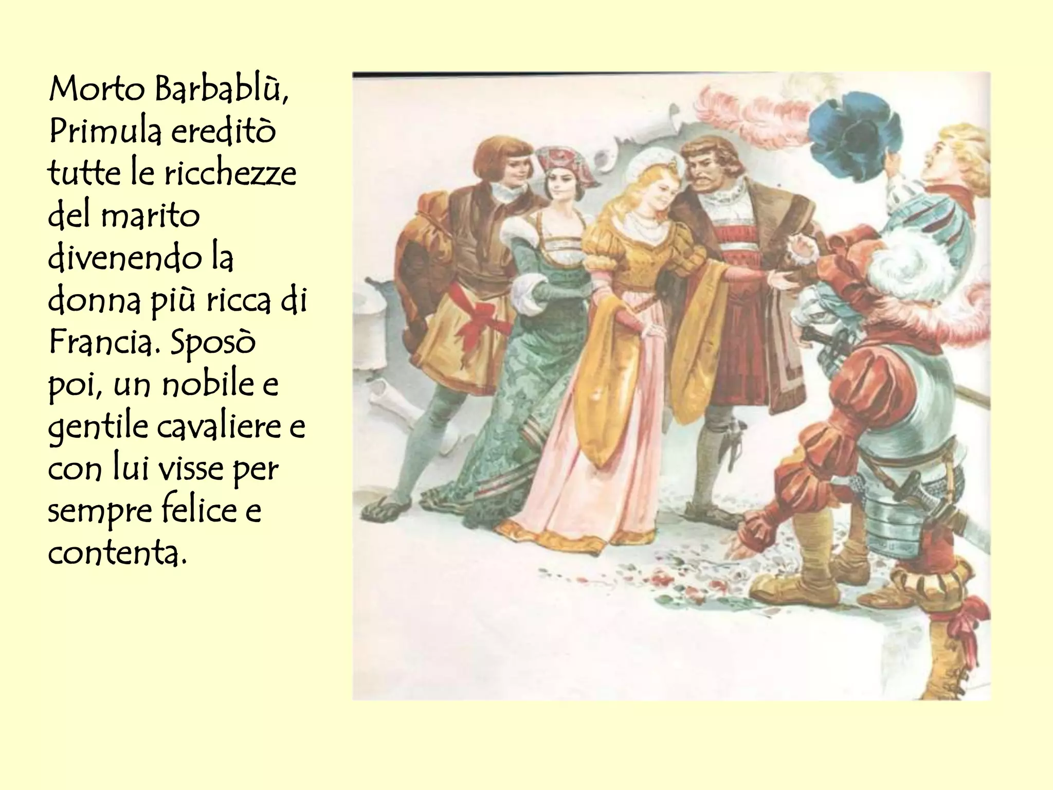 Barbablù la fiaba in power point | PPTX
