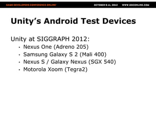 iOS and Android Development with Unity3D | PDF | Operating Systems | Computer Software and ...