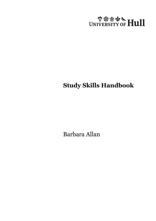 Barbara allan study skills-handbook | PDF