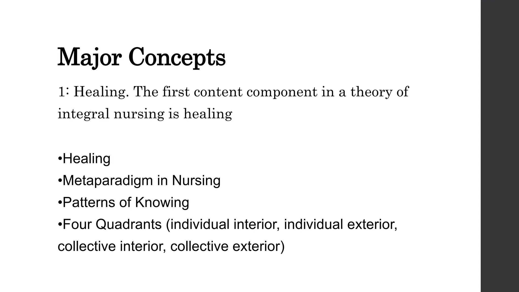 BARBARA DOSEY'S THEORY OF INTEGRAL NURSING(1).pptx