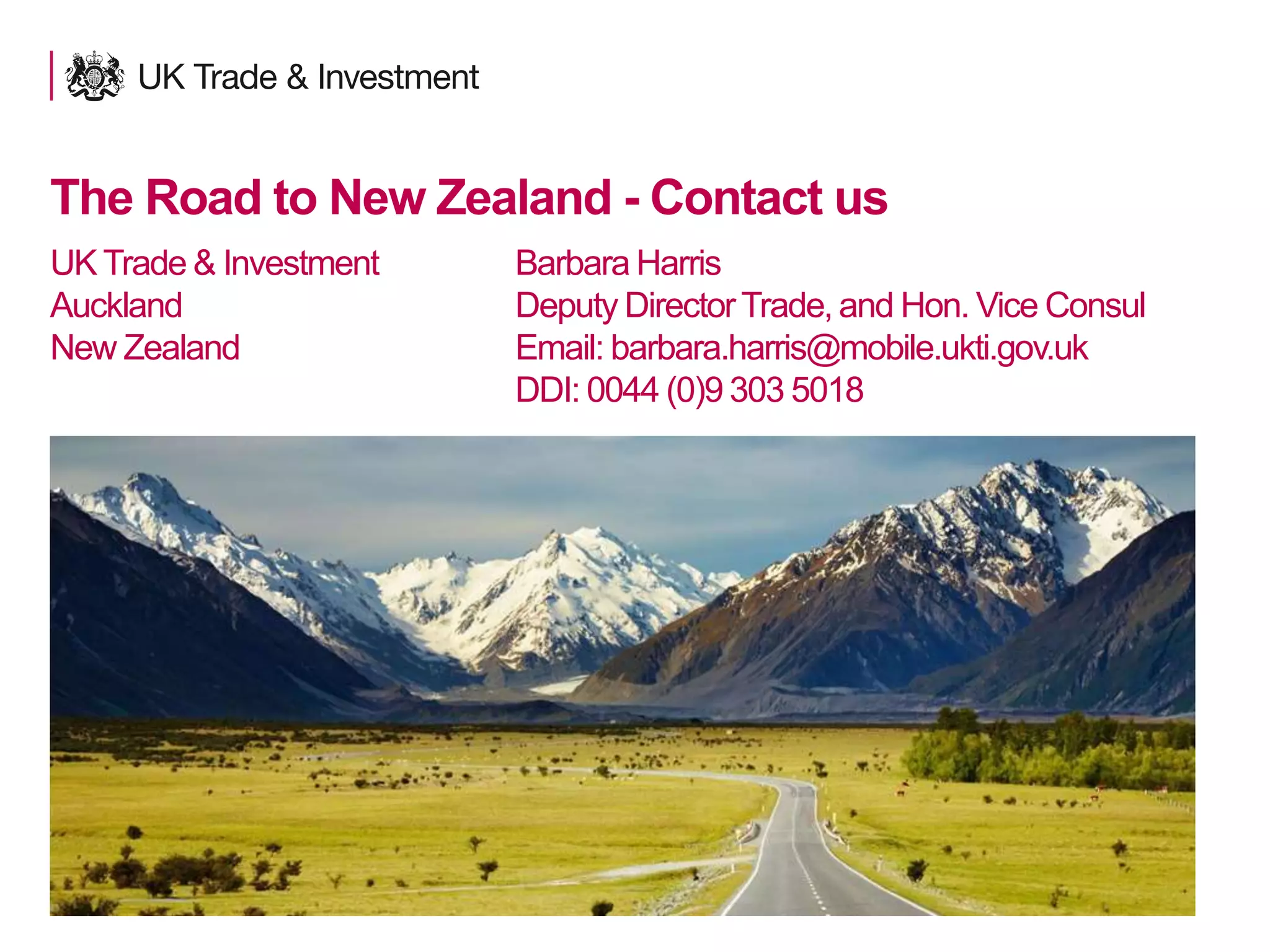 Barbara Harris - New Zealand | PPTX