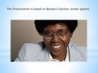 Barbara jordan | PPTX