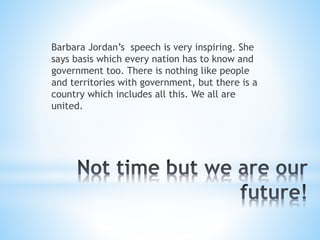 Barbara jordan | PPTX