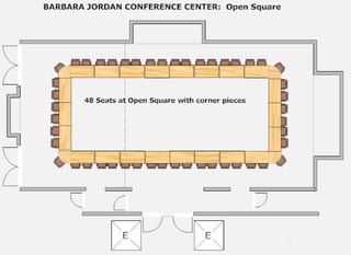 Barbara Jordan Conference Center Room Layouts | PDF