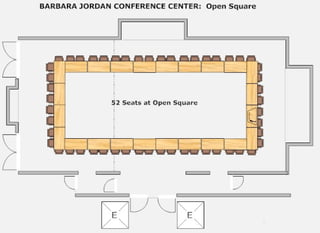 Barbara Jordan Conference Center Room Layouts | PDF