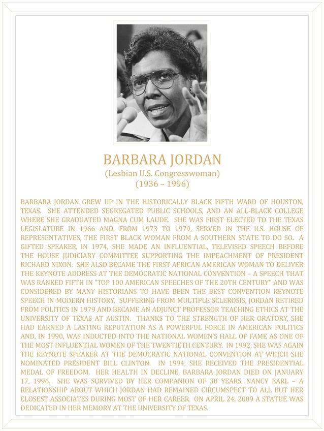 Barbara jordan final | PDF
