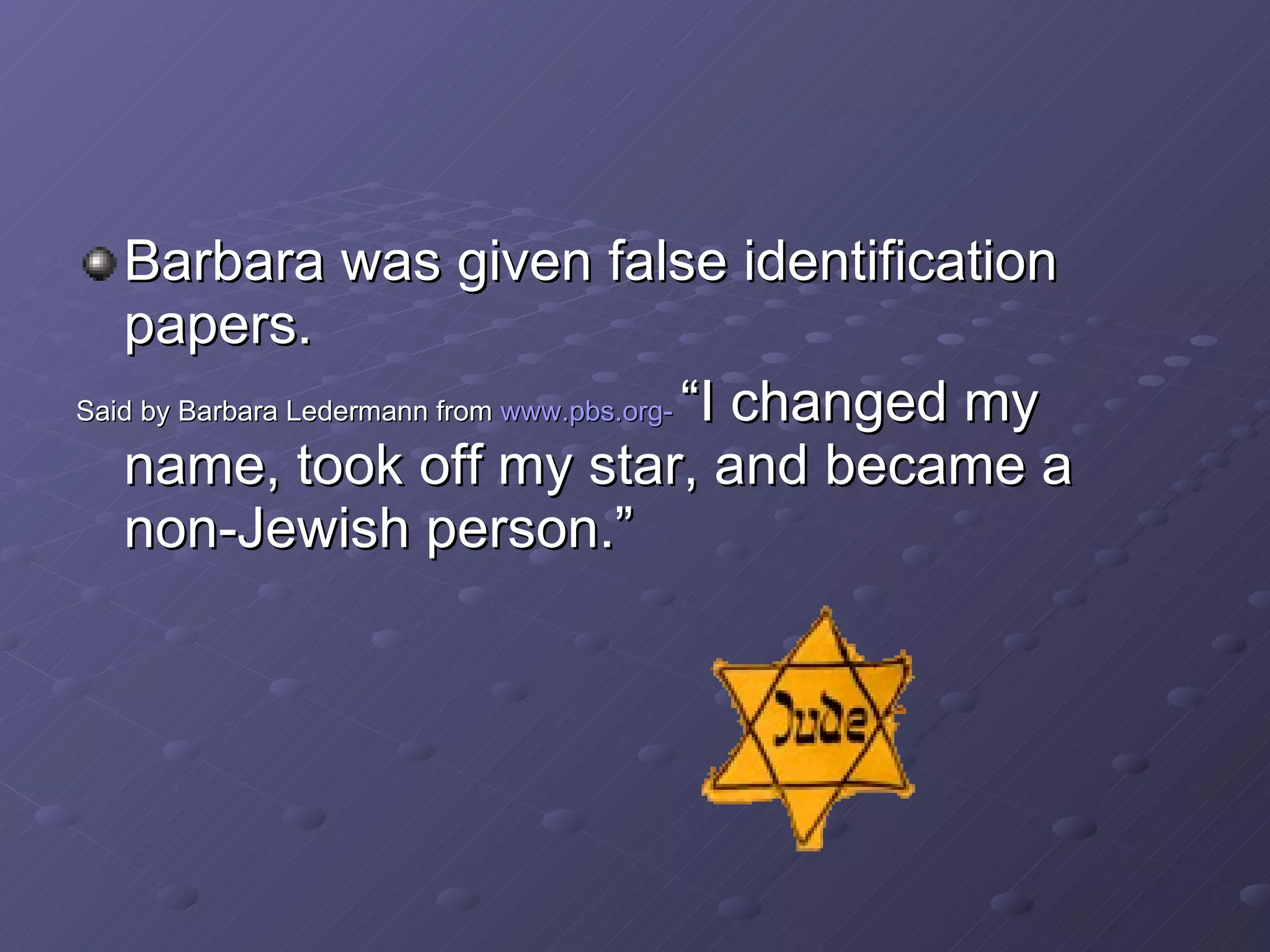 Barbara Ledermann Rodbell | PPT