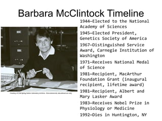 Barbara McClintock | PPTX