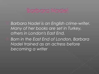 Barbara Nadel | PPT